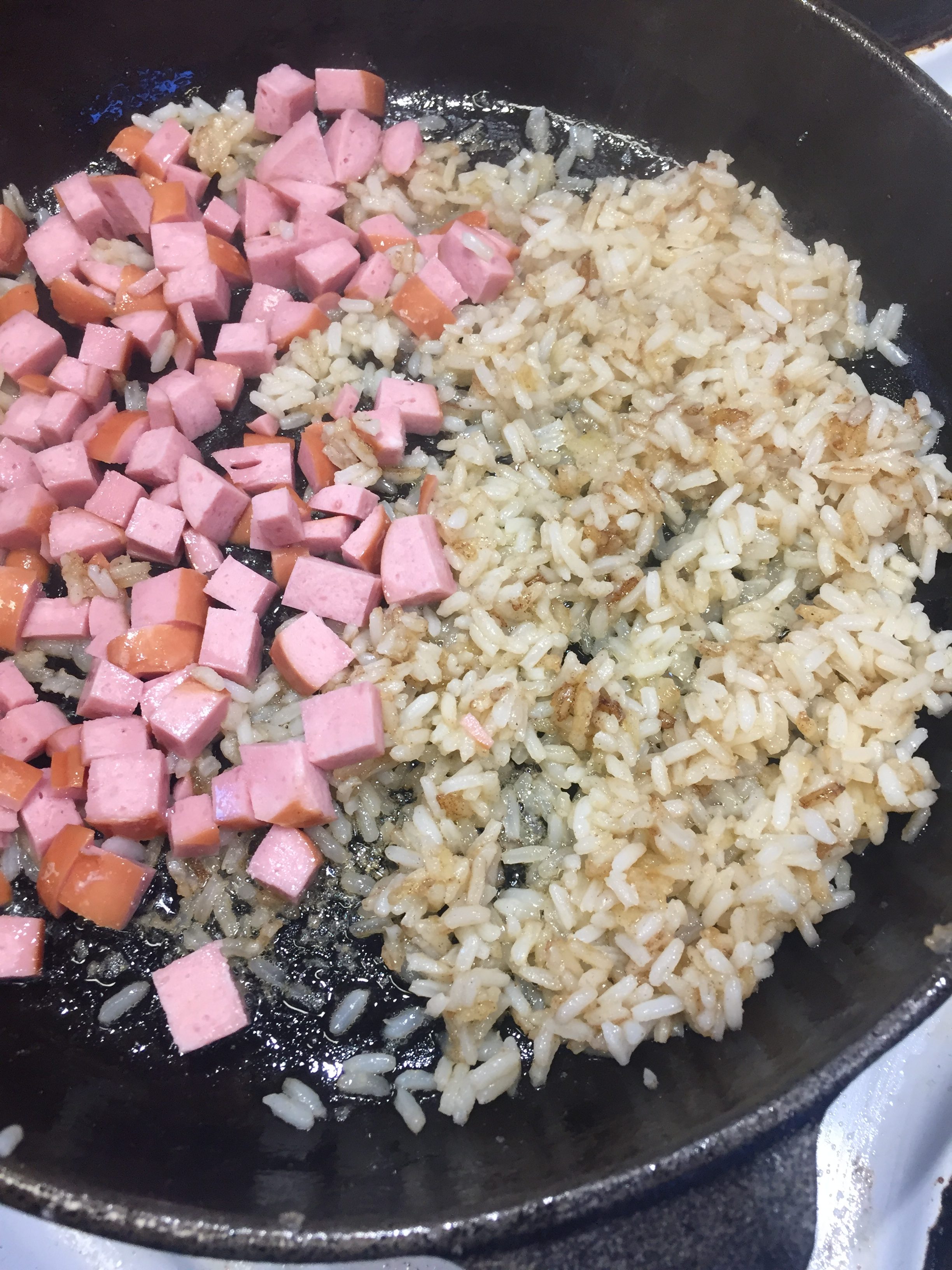 Paistettu riisi pyttipannun tapaan – Ruokaideat